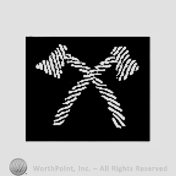 Mark with Two crossed axes and a rectangle. | #959183