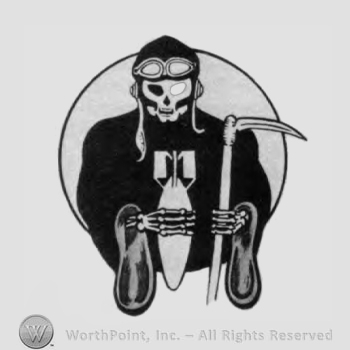 Mark with A disc, a skeleton, an aerial bomb and | #964222