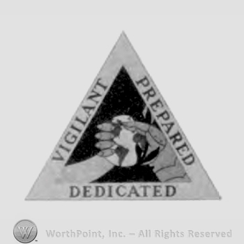 Mark with A triangle, the text "VIGILANT PREPARED | #964282