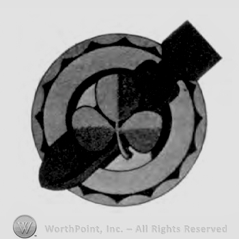 Mark with A disc, an annulet, an aerial bomb and | #964543