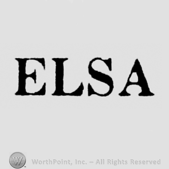 Mark with Elsa written | #9687