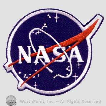 Mark with The word "NASA", a circle, stars and | #976801