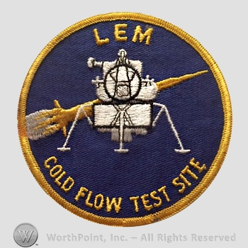 Mark with The text "LEM COLD FLOW TEST SITE", a | #977152