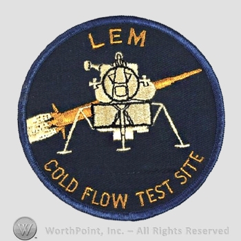Mark with The text "LEM COLD FLOW TEST SITE", a | #977153
