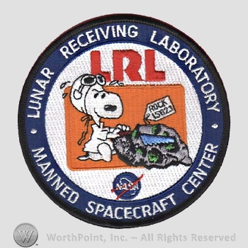 Mark with The text "LUNAR RECEIVING LABORATORY | #977243
