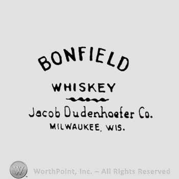 Mark with The text "BONFIELD WHISKEY Jacob | #978381