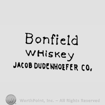 Mark with The text "Bonfield Whiskey JACOB | #978382