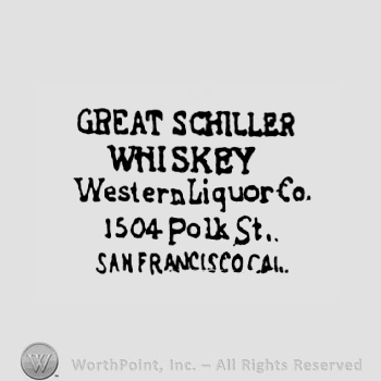 Mark with The text "GREAT SCHILLER WHISKEY | #978617
