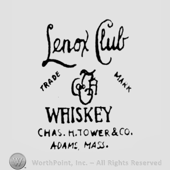 Mark with The text "Lenox Club TRADE MARK WHISKEY | #978740