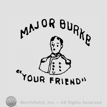 Mark with The text "MAJOR BURKE "YOUR FRIEND" and | #978777