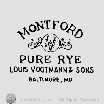 Mark with The text "MONTFORD PURE RYE LOUIS | #978807