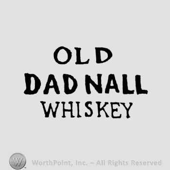 Mark with The text "OLD DAD NALL WHISKEY". | #978865