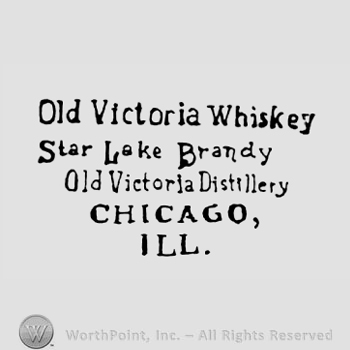Mark with The text "Old Victoria Whiskey Star | #978931