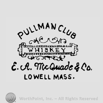 Mark with The text "PULLMAN CLUB WHISKEY E. A. Mc | #978983