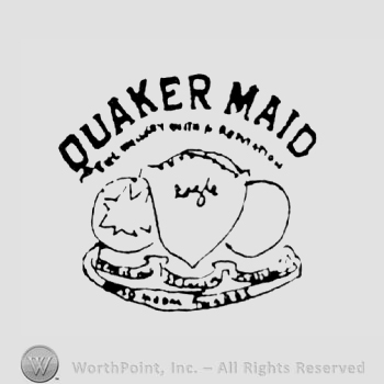 Mark with The text "QUAKER MAID The Whiskey With | #978988