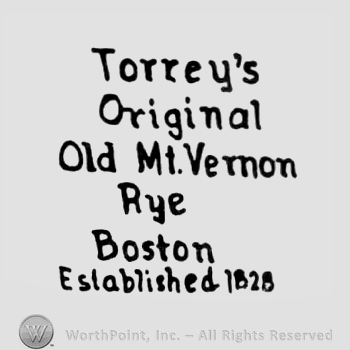 Mark with The text "Torrey's Original Old Mt. | #979172