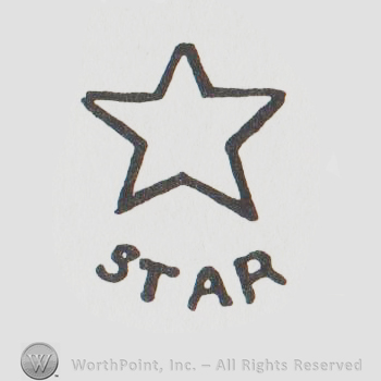 Mark with a star and the word "star" | #9996
